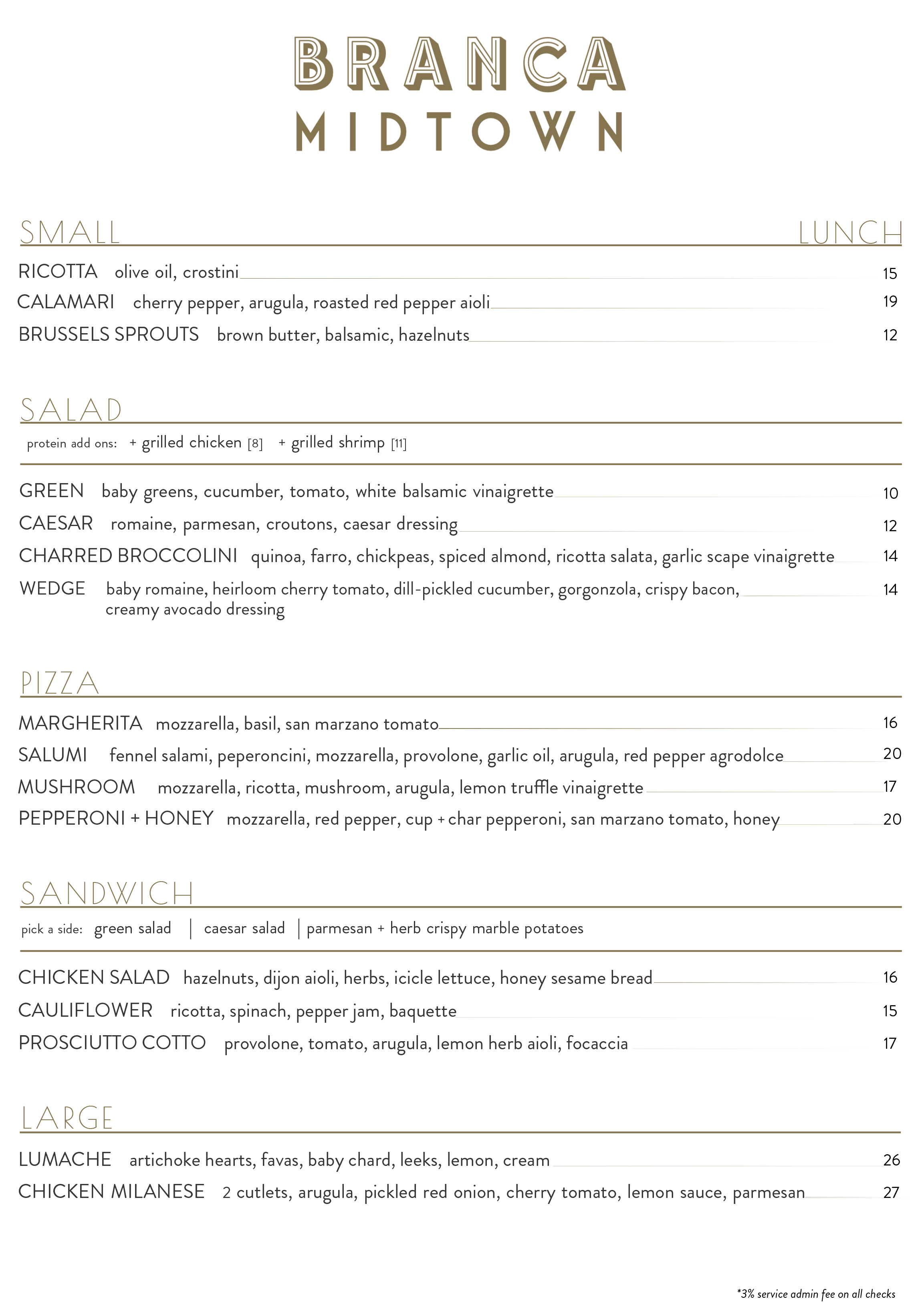 Lunch | Branca Midtown